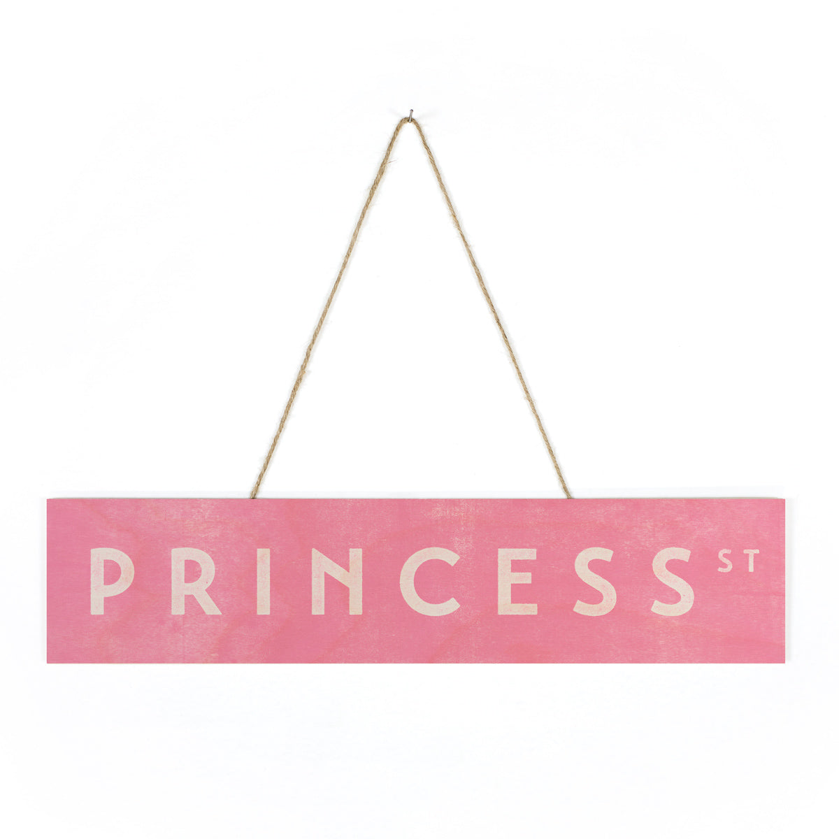 Princess Street Wood Sign - Woodums